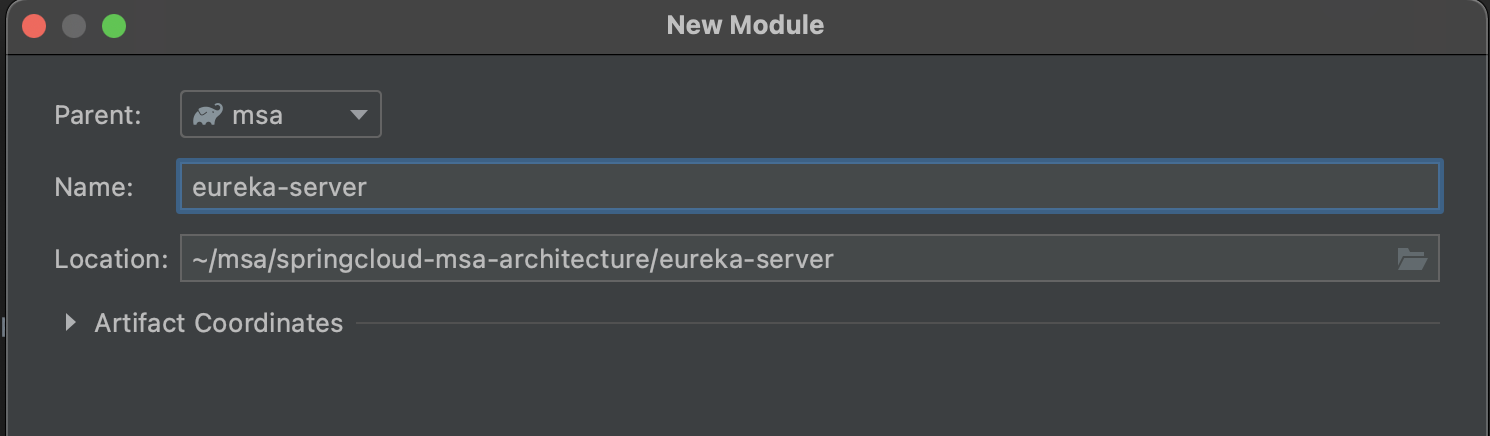 toy project-msa: Spring Cloud Eureka