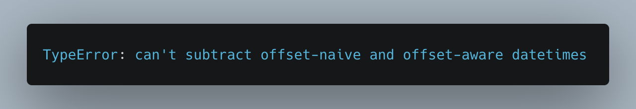 WET_4 | [django] 두 앙숙이 만났다... offset-naive, offset-aware