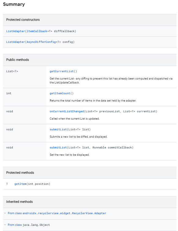 [Android/kotlin] RecyclerView ListAdapter + Diffutil