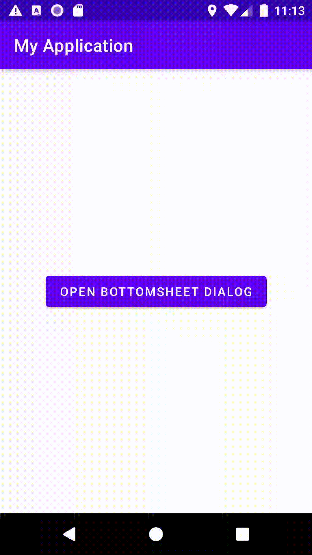 Bottom Sheet Dialog 구현하기