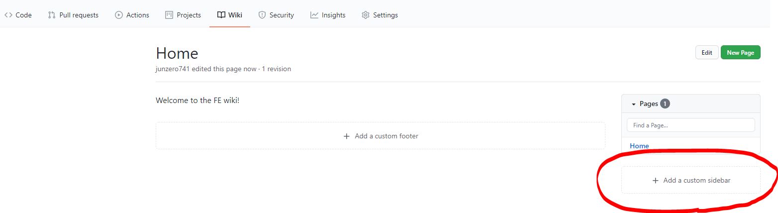 custom sidebar로 만드는 깔끔한 Github Wiki