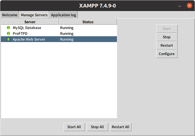 [우분투 XAMPP-1] 설치, 오류 해결, php, mySQL 연동 여부 확인, Hello World!