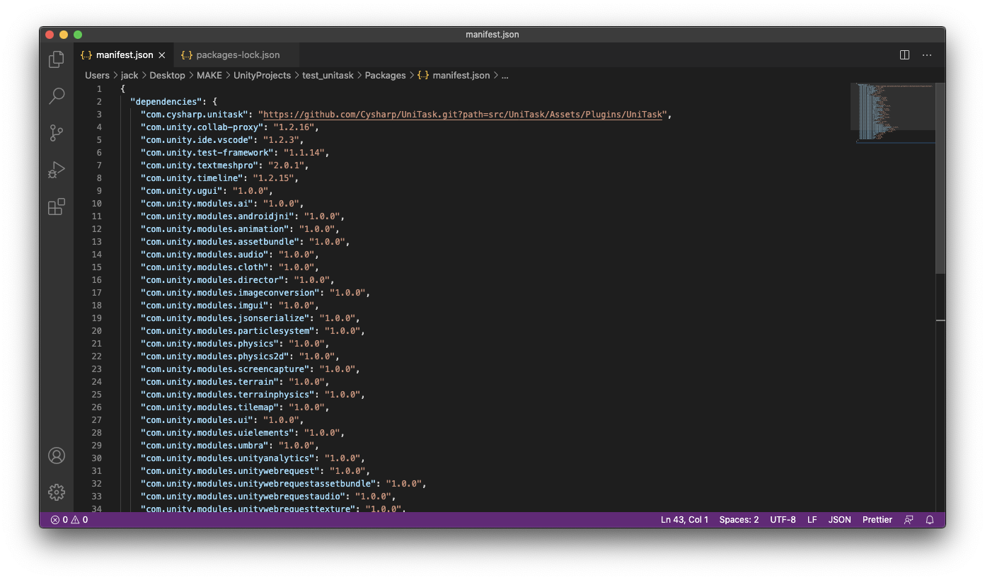 UPM (Unity Package Manager) 로 외부 에셋을 관리하자