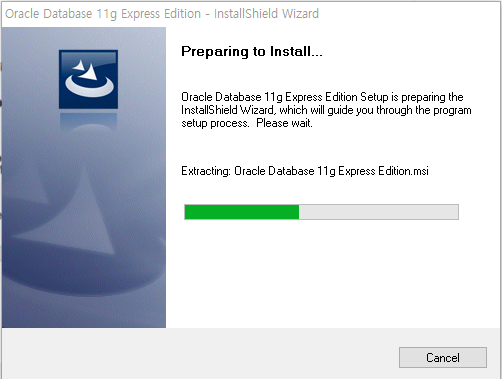 윈도우에 Oracle 11g 설치하기