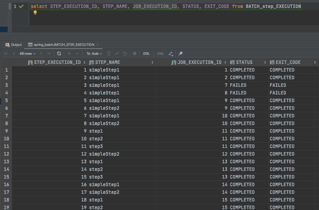 [spring-batch] BatchSatus, ExitStatus