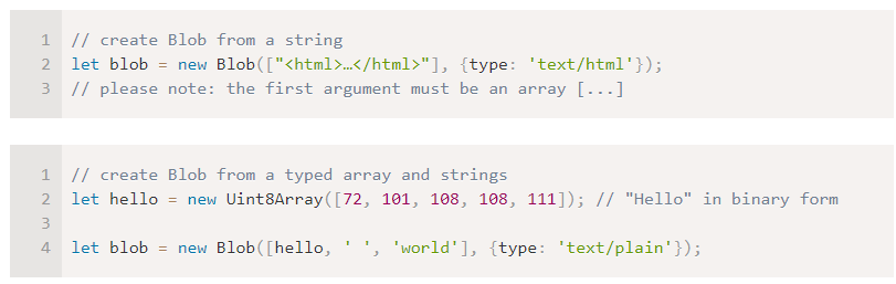 💧 Blob (Binary Large OBject)