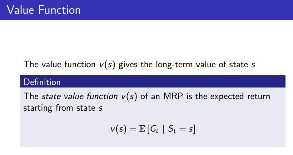 [개념정리] 2. Markov Decision Processes(MDPs)