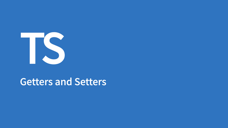 Getters And Setters In Typescript