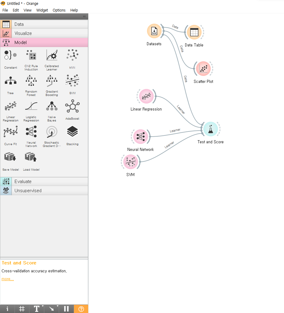 [개발일지-9] AI, Orange Data Mining