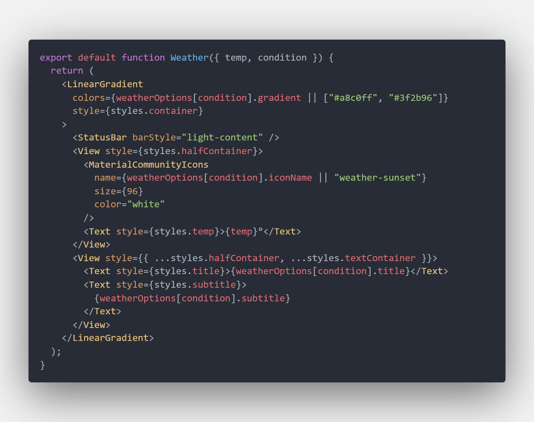 ReactNative 입문기-NomadCoder 날씨 앱 만들기