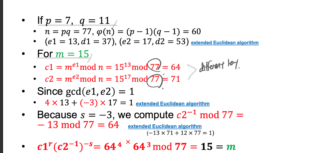 7. Public Key Cryptography - RSA
