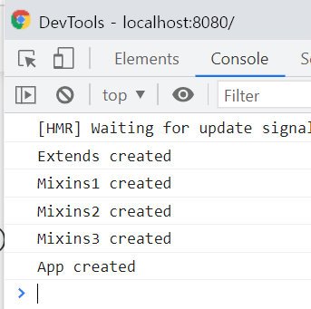 [vue.js] mixins, extends