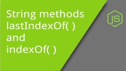 01 String IndexOf LastIndexOf 